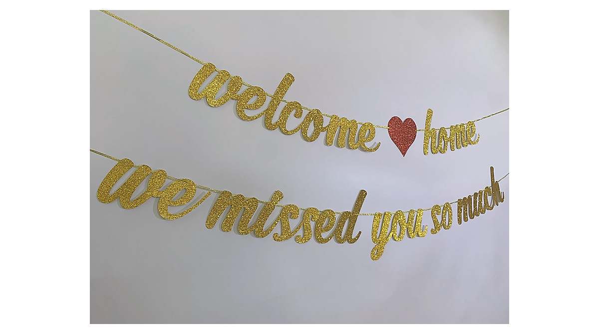 Tinbax Homecoming Banners - Welcome Home Decoration