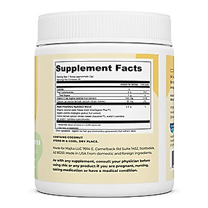 MAJKA Organic Hydration Booster Powder for Lactating, Nursing, Pregnant Moms, Safe Supplement for Pregnancy and Breastfeeding for Energy, Breast Milk Supply, Vegan, Gluten Free (Coconut, 30 Servings)