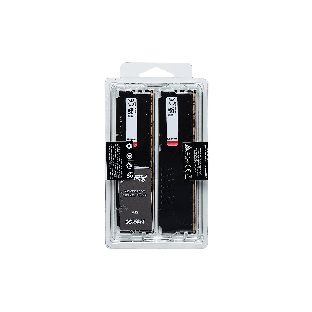 Kingston Fury Beast 32GB (2x16GB) 5600MT/s DDR5 CL40 DIMM (Kit of 2) Desktop Memory KF556C40BBK2-32