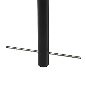 Global Industrial U-Rack Bike Rack, Black, Below Ground Mount, 2-Bike Capacity