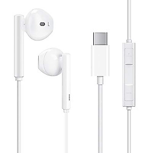 APETOO USB C Headphones for iPad 10 Pro Samsung S20 FE S22 Ultra S21 FE S20 Ultra,USB Type C Earphones Wired Earbuds with Mic Stereo Bass for Pixel 7 6 Pro 6a 5 4 3XL Galaxy Z Flip4 Fold4 OnePlus 10T