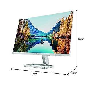HP 2D9K1AA#ABA M24fw 24 inch FHD PC Monitor with AMD FreeSync 2 Pack Bundle with 1 YR CPS Enhanced Protection Pack