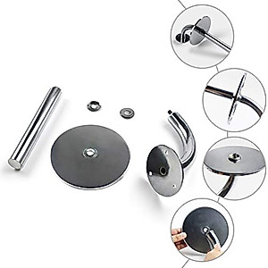 Hemoton Stainless Steel Shopping Bag Dispenser Roll Bag Bracket Holder Bag Organizer for Mall Convenience Supermarket