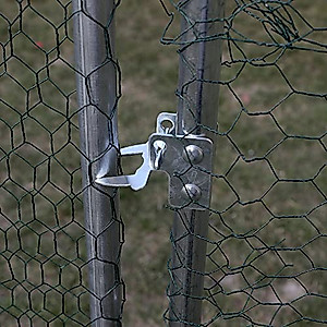 4-Tier 32" Small Animal Metal Cage Height Adjustable with Lockable Casters Grilles Pull-Out Tray for Rabbit Chinchilla Ferret Bunny Guinea Pig Squirrel Hedgehog(Grey)