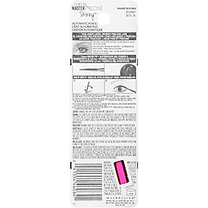 Maybelline Master Precise Skinny Gel Eyeliner Pencil, Sharp Brown, 1 Count