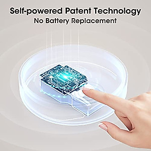 Comsmart Smart Wireless Dog Door Bell, Doggie Doorbell for Pet Potty Training Communication Go Outside Press Button with 38 Melodies 4 Volume Levels LED Flash (1 Receiver & 1 Transmitter)