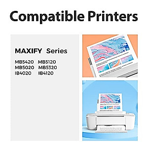 OA100 Compatible Ink Cartridge Replacement for Canon 2200 XL PGI-2200XL 2200XL for MAXIFY MB5420 MB5120 MB5020 MB5320 iB4020 iB4120 (2 Black, 1 Cyan, 1 Magenta, 1 Yellow, 5-Pack)