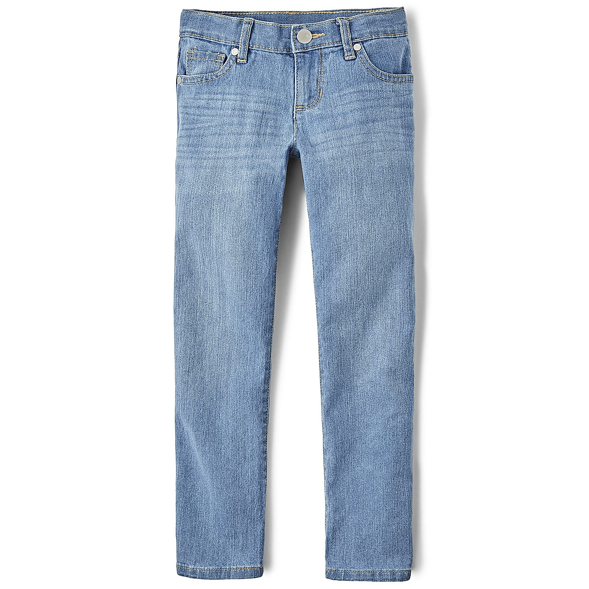 The Children's Place Girl's Basic Skinny Jeans, True Indigo, 6