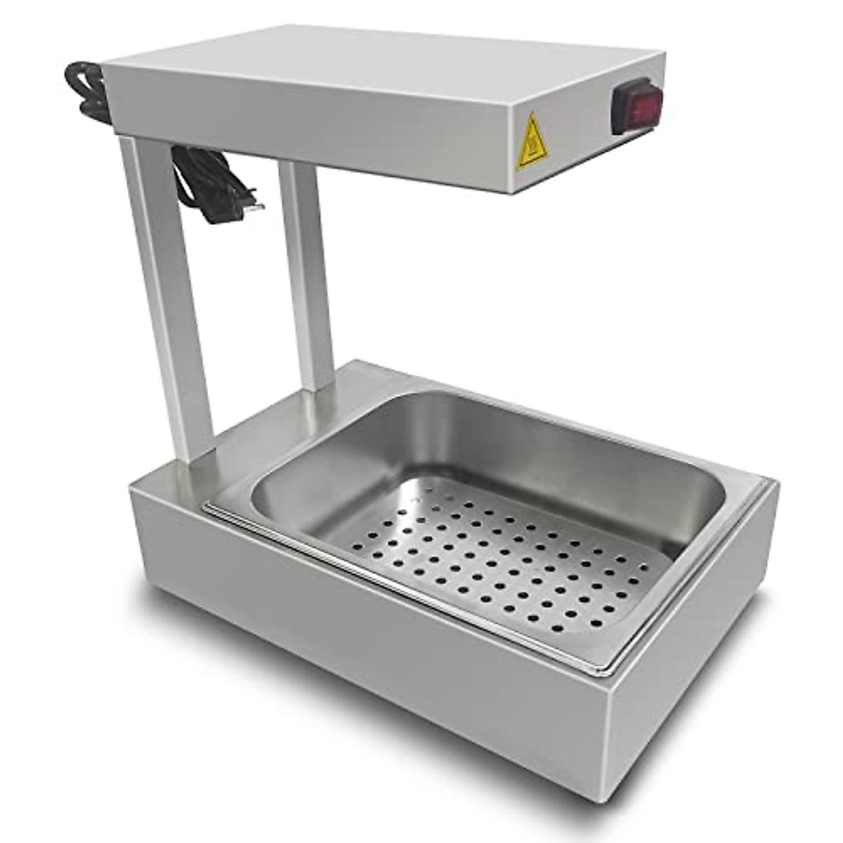 Free Standing French Fry Warmer Commercial Fries Dump Station Restaurant Heat Lamp for Food Warming Infrared(DH-313)