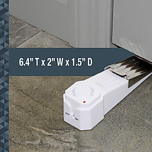 SABRE Home and Away Campus Safety Kit with Pepper Gel and Door Stop Alarm, 25 Bursts, 12-Feet (4-Meter) Range, Gel is Safer, 120dB Siren, Audible up to 1,000-Feet (300-Meters)