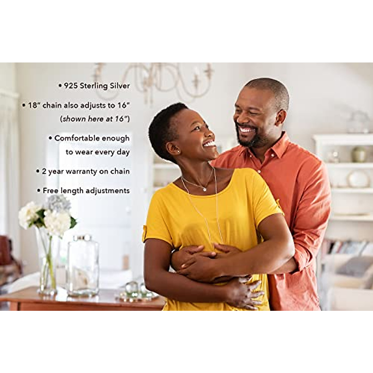 EFYTAL Compass Necklace for Women, Sentimental Gifts for Girlfriend or Wife, Necklace for Girlfriend, Promise Necklace for Her, I'd Be Lost Without You Friendship Necklace