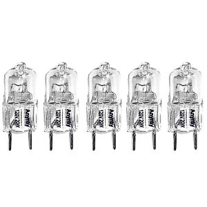 Anyray (5)-Bulbs Replacement Light Bulb 120V 20 Watts WB25X10026 for JVM7195SFSS Microwave