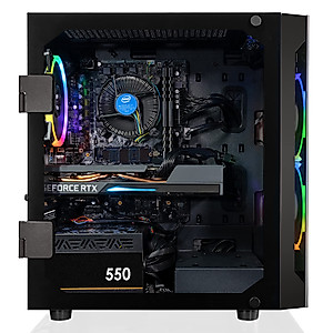 CLX Set Gaming Desktop - Intel Core i7 10700F 2.9GHz 8-Core Processor, 16GB DDR4 Memory, GeForce RTX 3050 8GB GDDR6 Graphics, 500GB SSD, 2TB HDD, WiFi, Windows 11 Home 64-bit