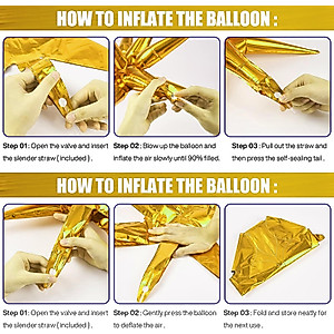 Burgundy Gold Balloons/Fall Balloons/Burgundy Gold Graduation Decorations 2024/Fall Bridal Shower Decorations Fall Birthday Decorations//Star Balloons 45pcs Maroon Gold