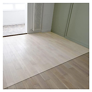 Clear PVC Desk Chair Mat 1.5mm chair mat for carpet floors,PVC Floor Protection Pad Door Mat Plastic Carpet Wooden Floor Protector Household Waterproof Non-slip Mat,85/105/125/145/165cm wide,100-600cm