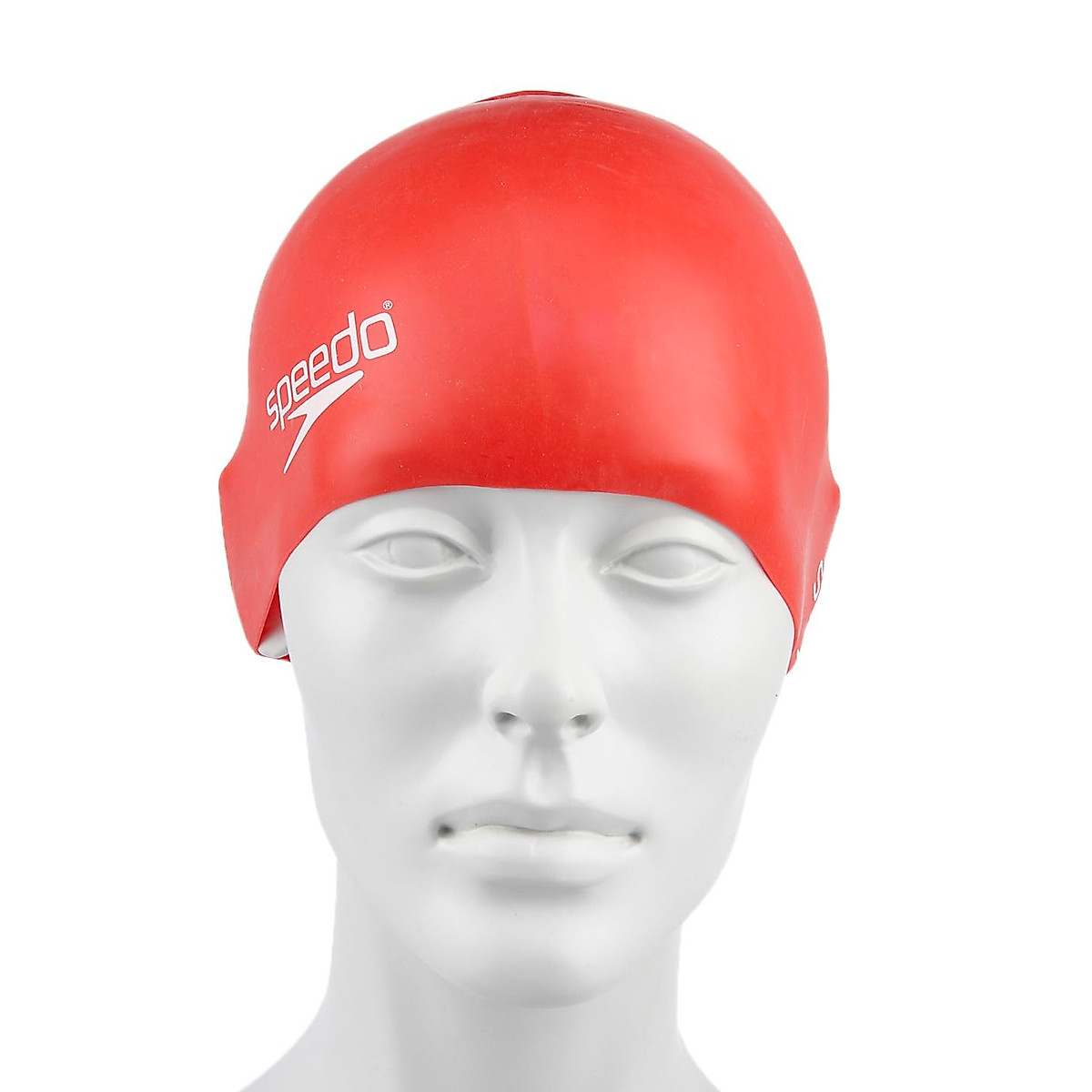 Speedo Plain Moulded Silicone Swim Cap for Juniors
