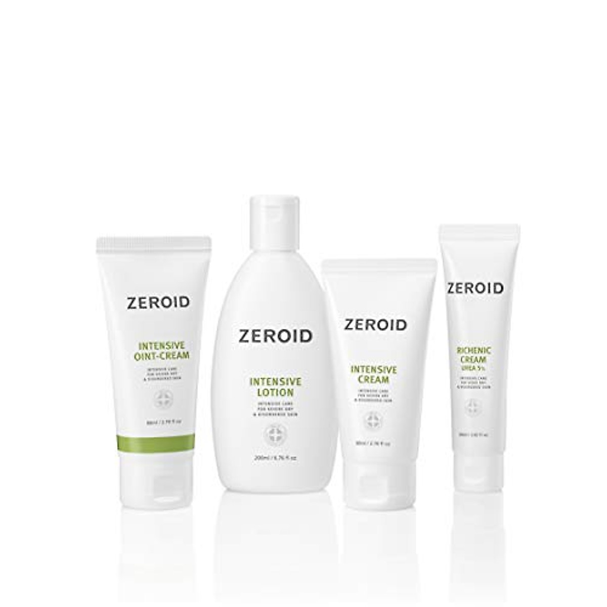 ZEROID Richenic Cream with Urea 5% Intensive Care Korean Dermocosmetic Skincare for Dry & Disordered Skin (2 oz./60 ml) (60 mL)