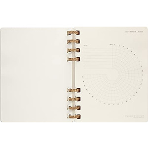 Moleskine Spiral 12 Month 2023 Academic Year Planner, Hard Cover, XL (7.5" x 9.75"), Oyster