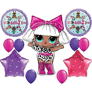 XL Birthday Party LOL Balloons Decoration Supplies Diva