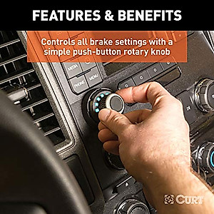 CURT 51170 Spectrum Original Equipment Style, Integrated Electric Trailer Brake Controller, Proportional