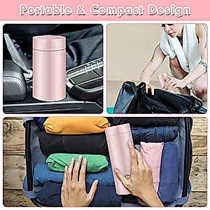 Travel Small Electric Kettle,400ml Portable Travel Kettle,Electric Water Boiler Tea Kettle,Mini Fast Boil and Auto Shut Off Water Kettle Warmer,Double Wall Insulated Coffee Tea Hot Water Heater Maker