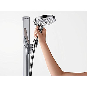 Hansgrohe 27648000 Raindance Select S 120, 3 Sprays with Unica'E Rail 90 cm and soap Dish Shower Set, 0.90 m, Chrome