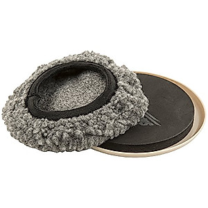 Super Sliders 5" Reusable 2-in-1 Furniture Carpet Sliders with Hardwood Socks - Slide Items Easily Without Damage Across Any Surface, Beige (4 Pieces)