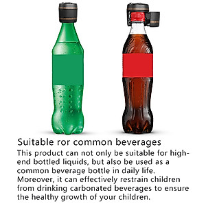 YAODHAOD Combination Lock for Wine, Drink Bottle Lock, Bottle Password Code Digital Lock, Reusable Wine Whiskey Bottle Top Stopper (Diameter of the Bottle Mouth Must Be Between 26mm to 28mm)