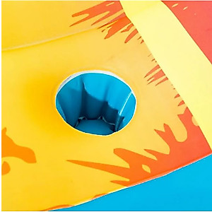 Wow Sports Sunset Chaise Lounge Inflatable Pool and Beach Chair