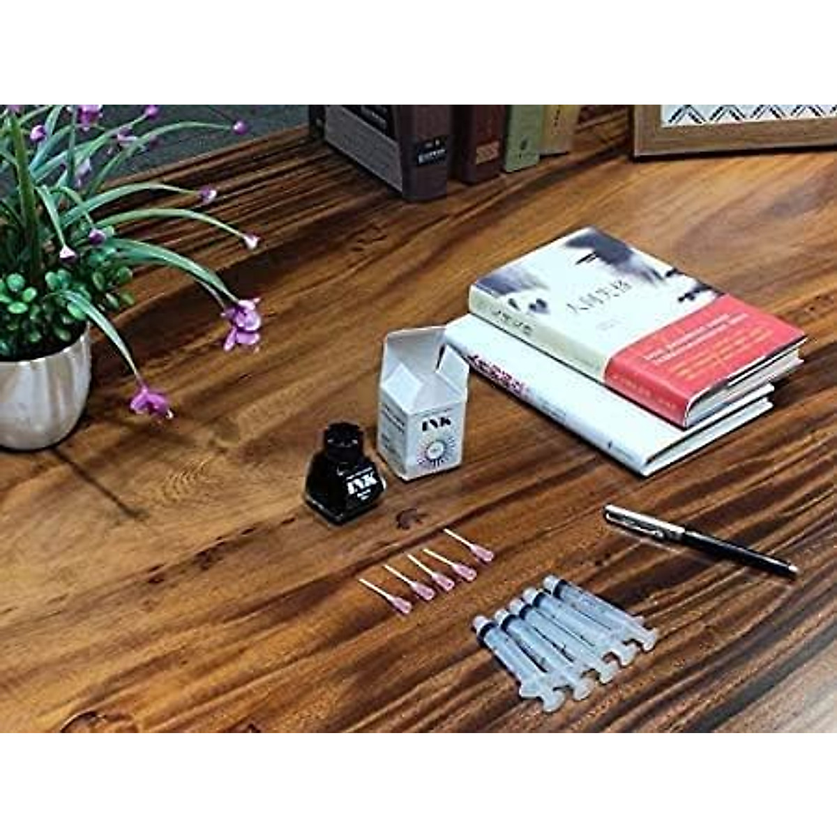 5 Pack 5ML/CC Premium Ink Filling Syringe with Platic Blunt Needle Tip for Fountain Pen