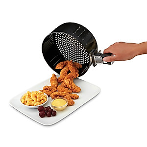 Hamilton Beach 3.2 Quart Digital Air Fryer Oven with 6 Presets, Easy to Clean Nonstick Basket, Black (35065)