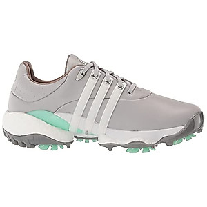 adidas Women's Tour360 22 Golf Shoes, Grey Two/Footwear White/Pulse Mint, 7.5