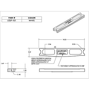 S.R.Smith, LTDF-101, Econoline Swimming Pool Ladder Tread
