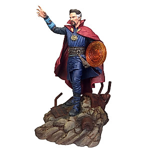 DIAMOND SELECT TOYS Marvel Gallery: Avengers Infinity War Movie Doctor Strange PVC Diorama Figure, Blue