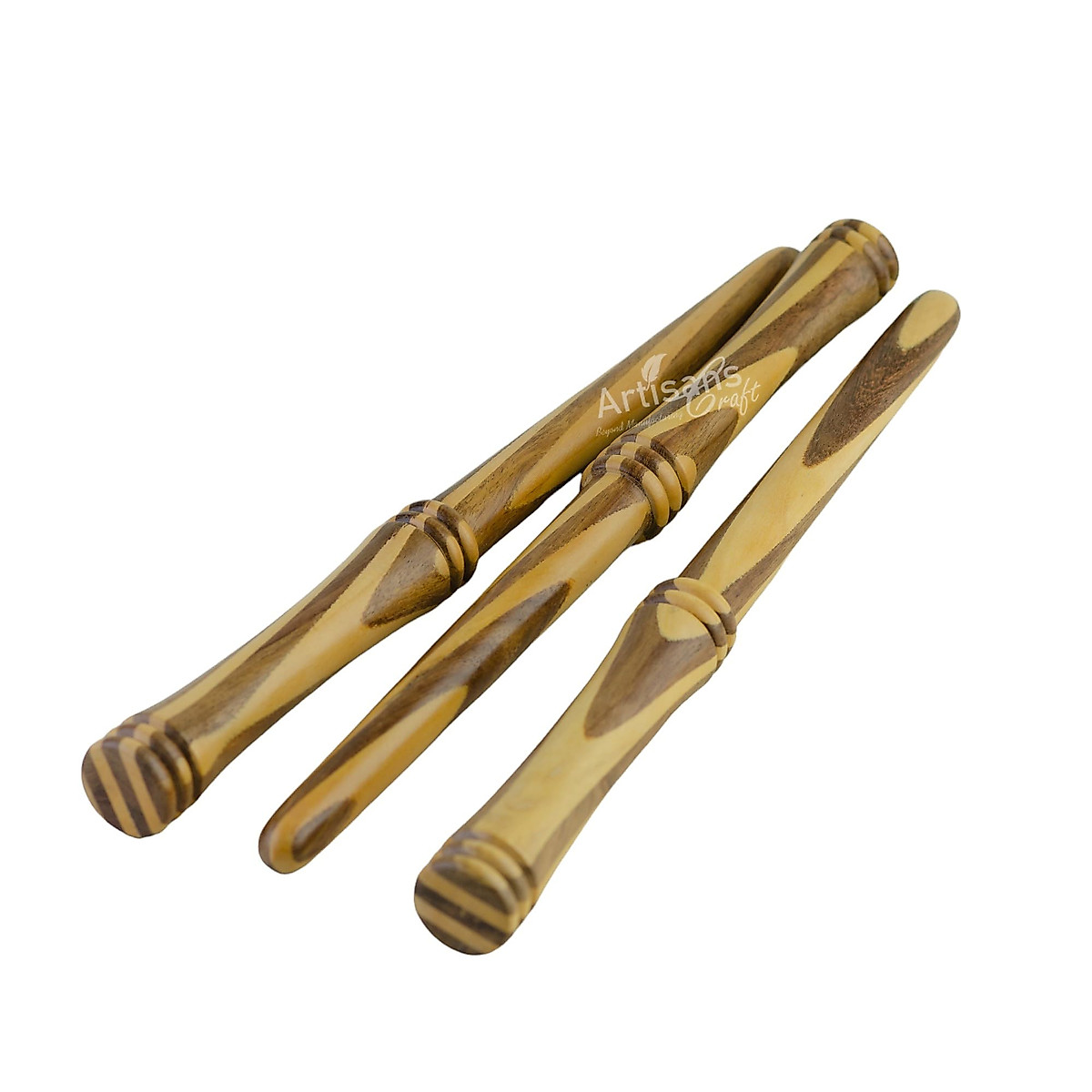 Nostepinne Center Pull Wooden Yarn Organizer for Knitting & Crocheting – Ergonomic Comfortable Handle for Yarn Storage & Weaving – Crochet Crafts Accessories (Multiwood)