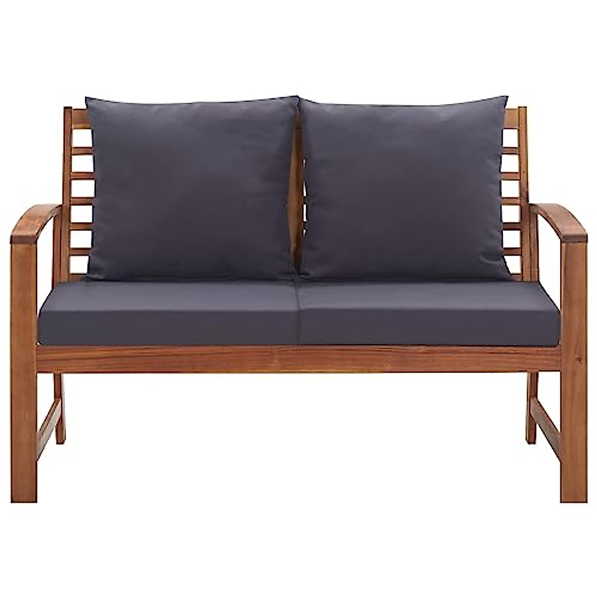 MBFLUUML Patio Dining Sets, Lawn Garden Backyard Deck Patio Table and Chairs, 4 Piece Garden Lounge Set with Cushions Solid Acacia Wood Suitable for Patio, Porch, Backyard, Balcony.