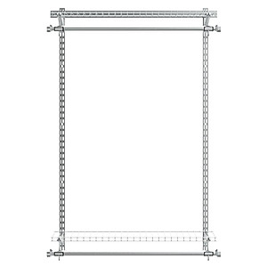 Rubbermaid Configurations Custom Add On Closet Shelving & Closet Organizer Kit, 48-Inch, Titanium, Organization/Storage for Clothes/Shoes/Jackets/Purse