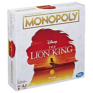 Monopoly Game Disney The Lion King Edition Family Board Game