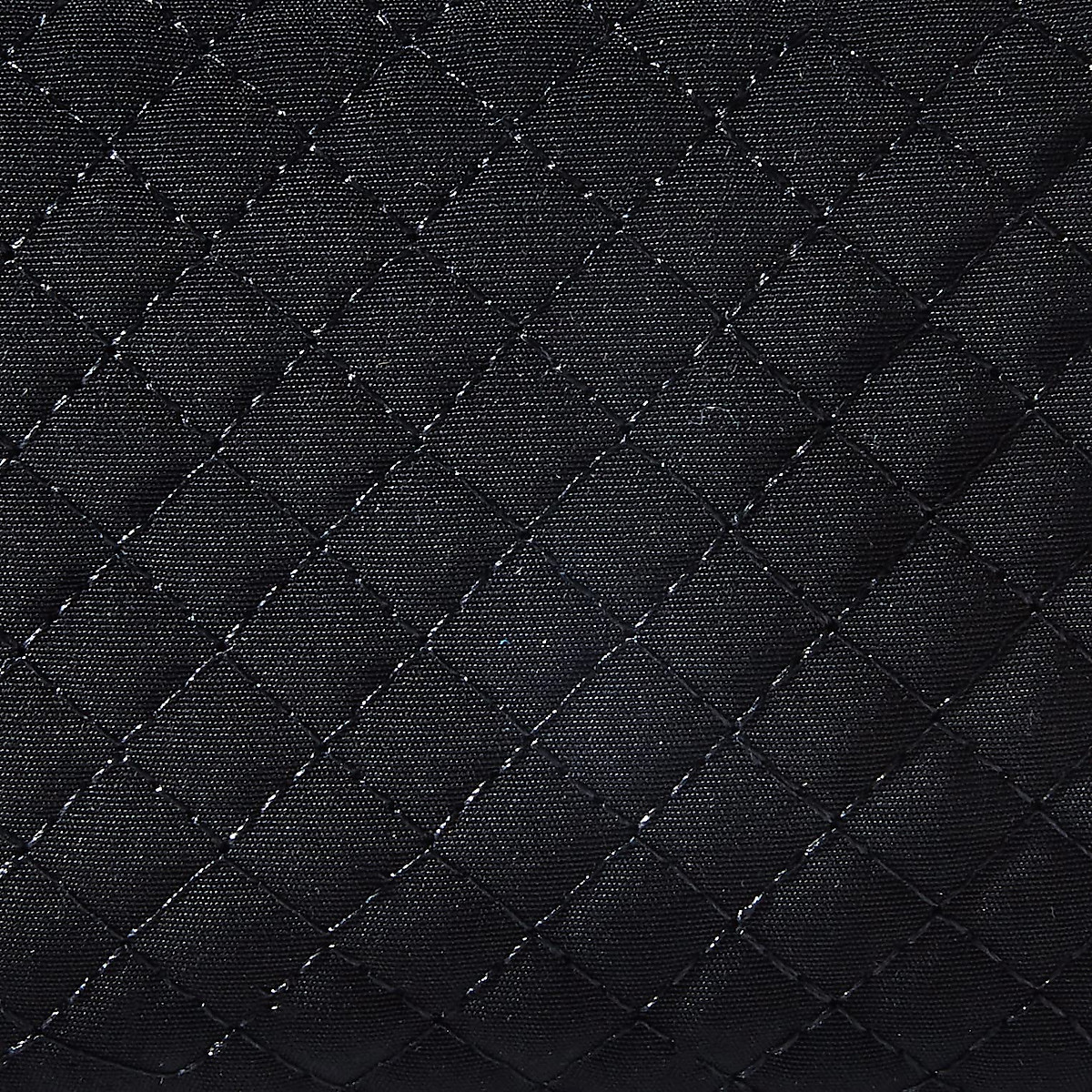 Vera Bradley Women's Microfiber Zip ID Case and Lanyard Combo, Black, One Size