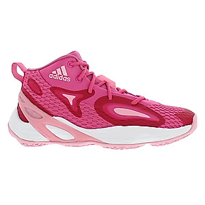 adidas Sm Exhibit A Mid Unisex Shoes Size 10, Color: Pink