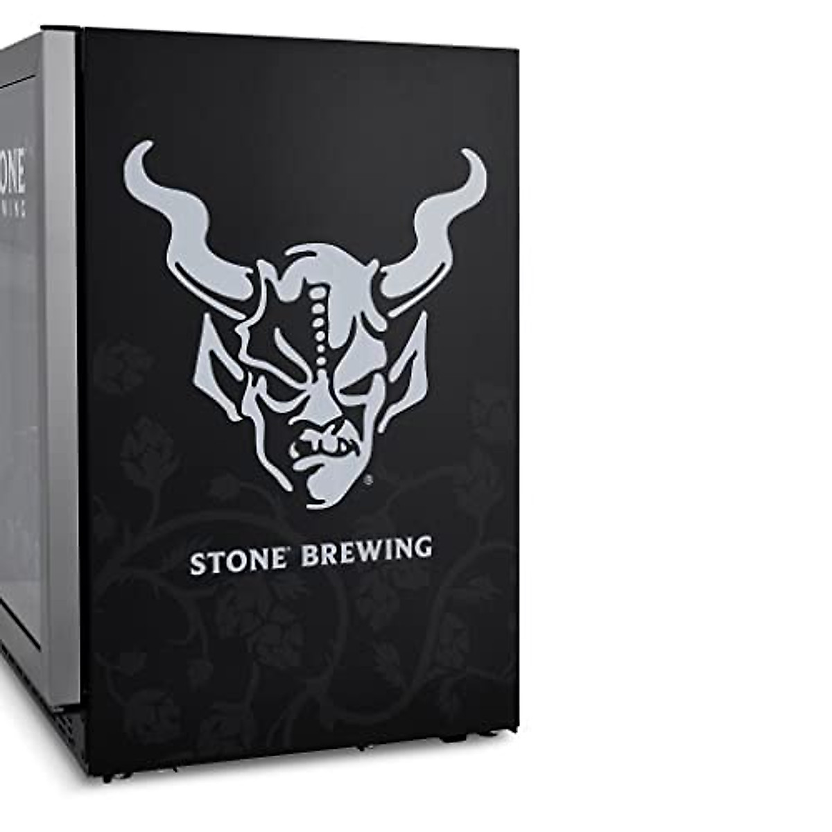 NewAir Stone Brewing 180 Can FlipShelf Beverage and Beer Refrigerator, 24” Built-In or Freestanding Wine Cooler with Reversible Shelves, Perfect for Bar, Gamer Room, or Office