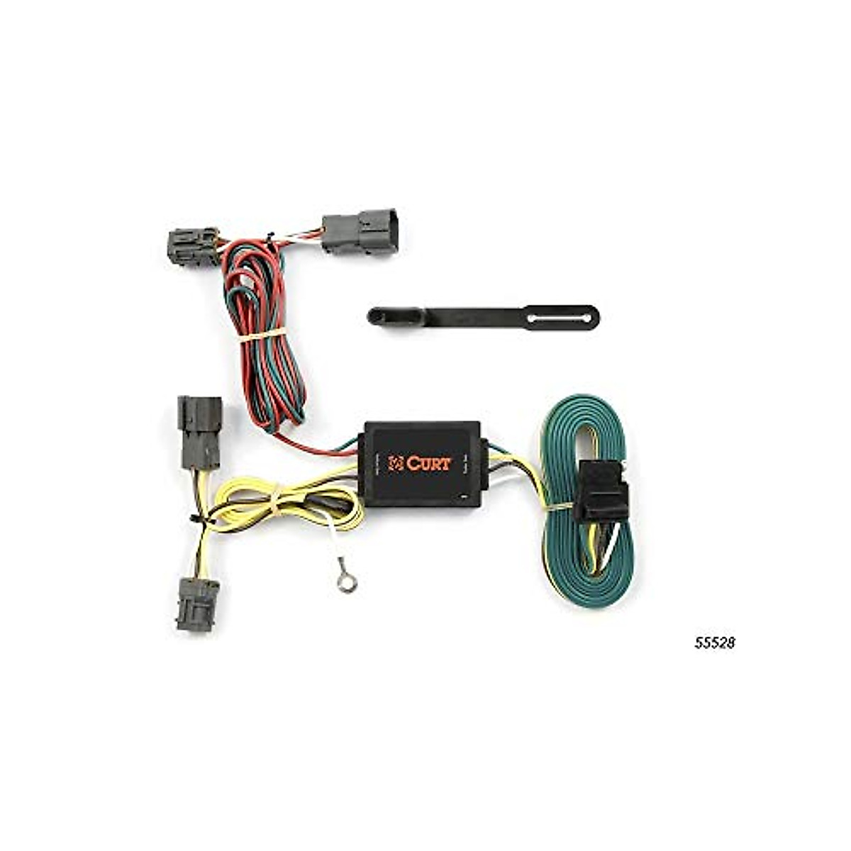 CURT 55528 Vehicle-Side Custom 4-Pin Trailer Wiring Harness, Fits Select Hyundai Tucson , Black