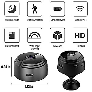 2023 Upgraded 1080P Home Security Camera Detector - Indoor Camera Home Security Camera Wireless WiFi Camera - Car Cameras for Surveillance