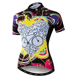 Cycling Jersey Women Short Sleeve Racing Sports MTB Bike Shirts Bicycle Clothing