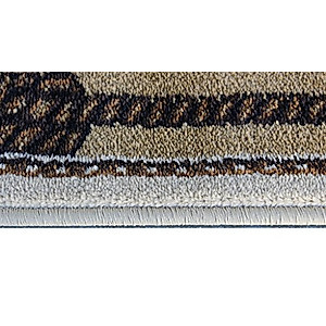 Masada Rugs Nature Area Rug Mat Nautical Scene (2 Feet X 3 Feet 2 Inch) Mat