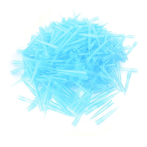 uxcell Laboratory Clear Blue Plastic Fine Tip Pipette Tips 1000ul 1ml 500 Pcs