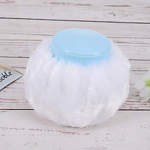 Body Puff Body Puff 2pcs Large Body Puff Blue Puff Box Talcum Puff Case for Women Girls Body Body Container