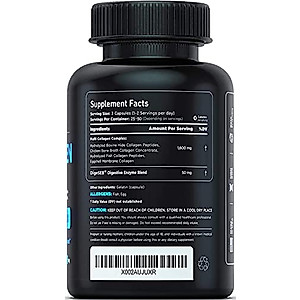 Vital Vitamins Multi Collagen Complex (2 Pack) - Type I, II, III, V, X, Grass Fed, Non-GMO