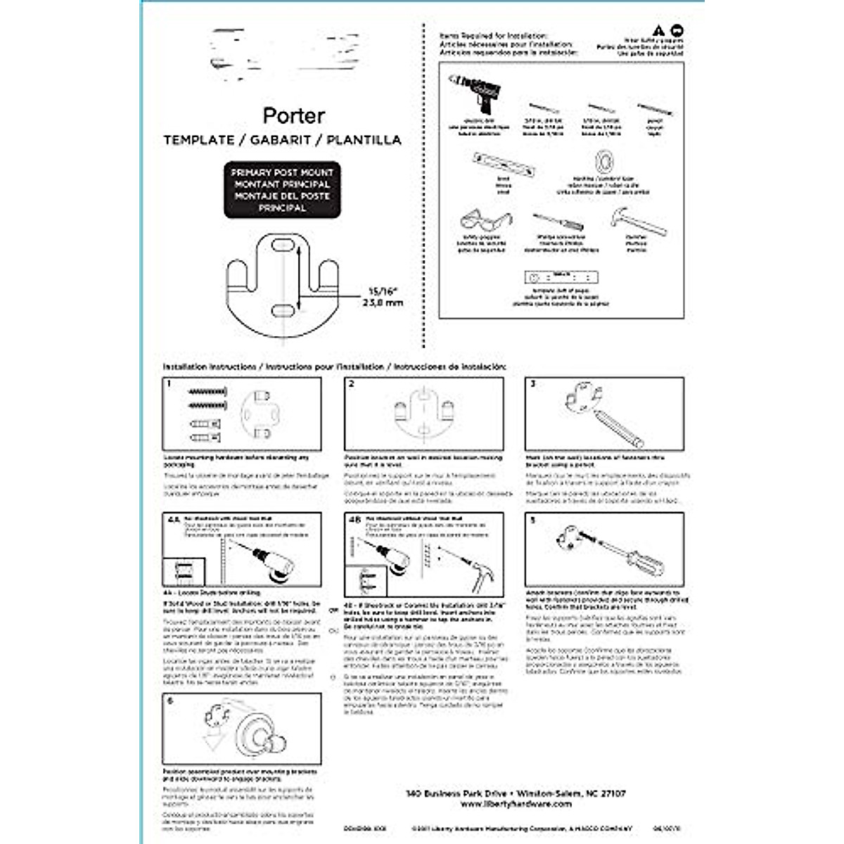 DELTA FAUCET PTR35-BN Porter Double Towel Hook, SpotShield Brushed Nickel