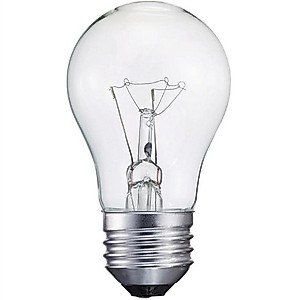 Bulbmaster 4 Pack 40A15/CL - 40 Watts A15 Incandescent Oven Refrigerator Bulb High Temperature Resistant Appliance Bulb - Clear Finish - Standard Household Medium (E26) Base